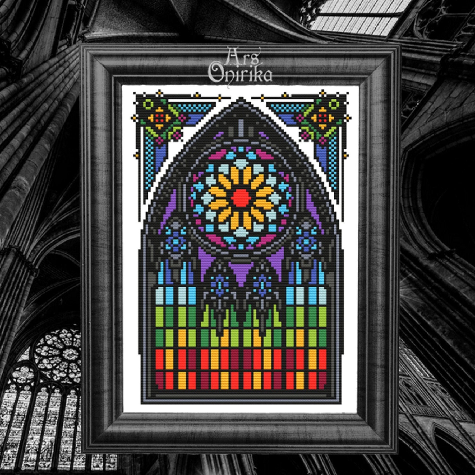 Gothic Stained Glass Window Patterns