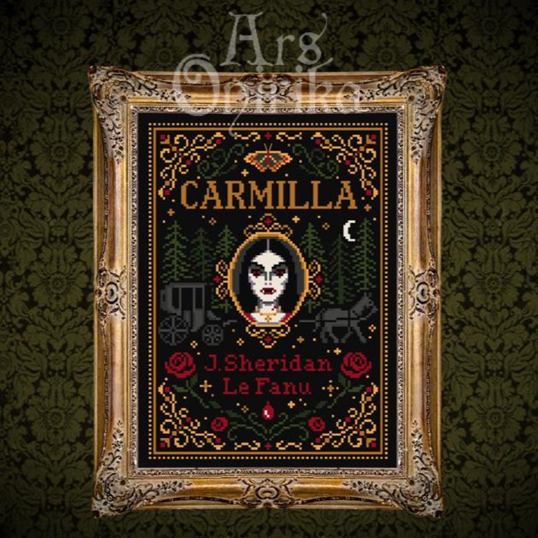 Carmilla Cross Stitch Pattern – Gothic Literary Sampler (PDF Pattern ...