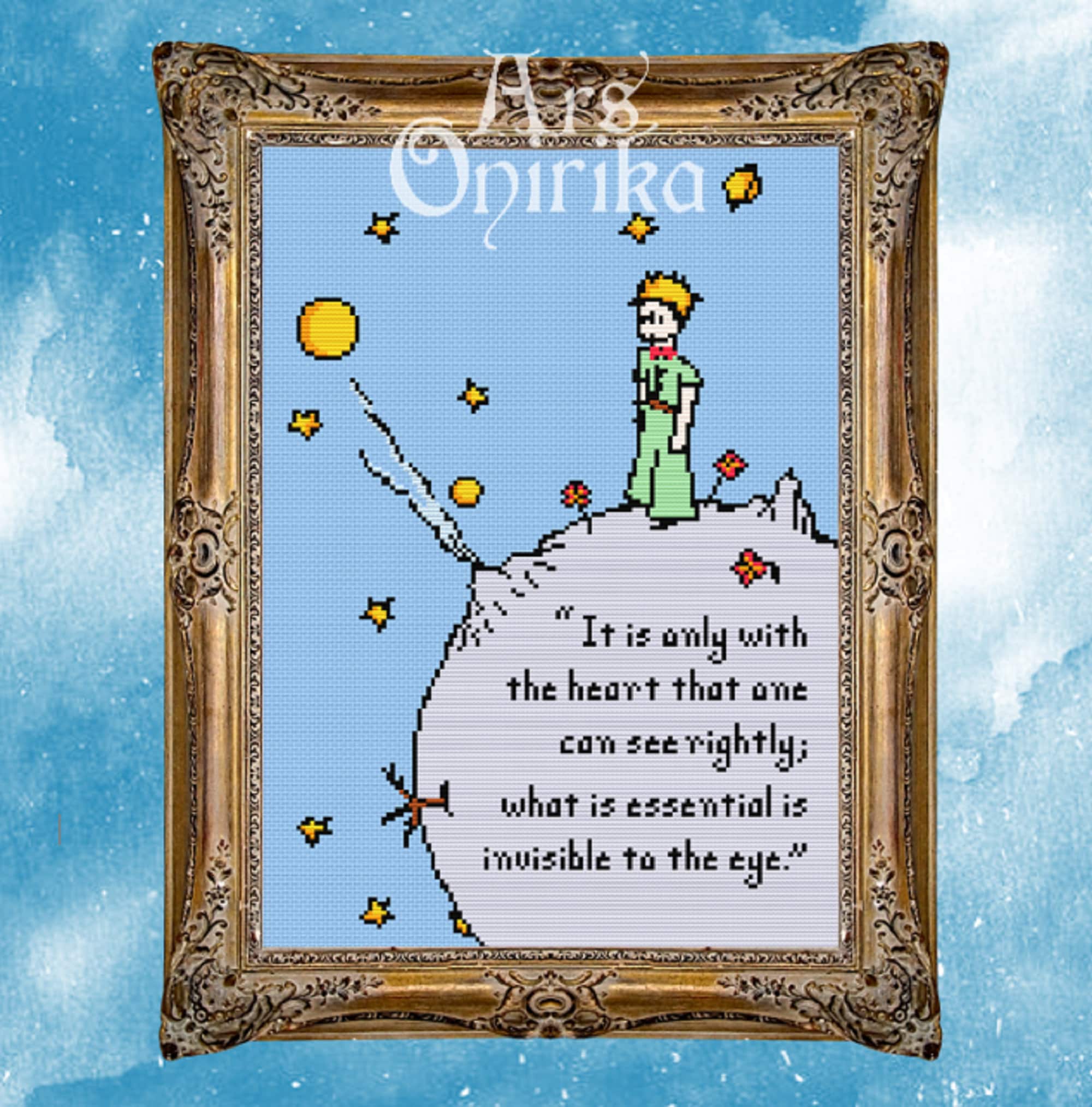 The Little Prince Cross Stitch Pattern Pattern Keeper Compatible PDF ...