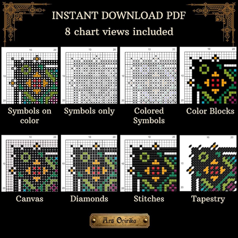 John William Waterhouse Collection Cross Stitch Pattern BUNDLE – Set of ...