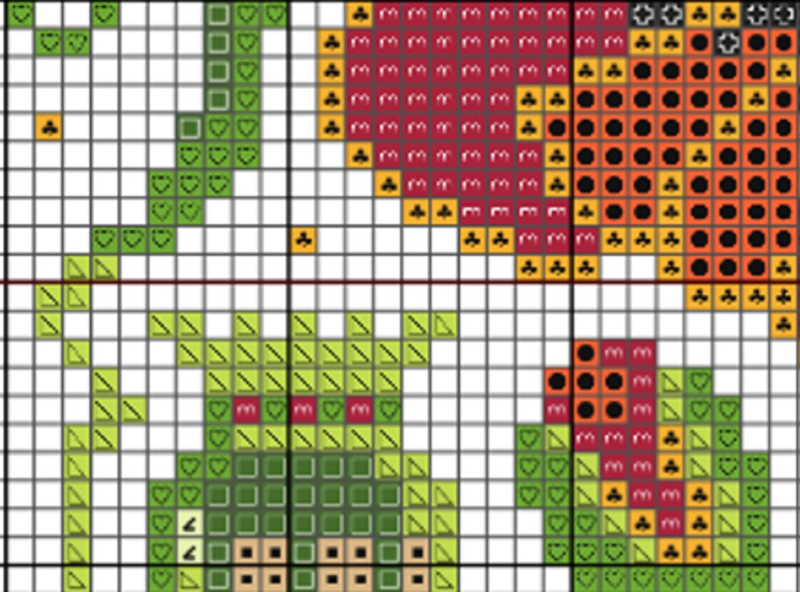 Poppy and Skulls Cross Stitch Pattern – Gothic Witchcraft Embroidery ...