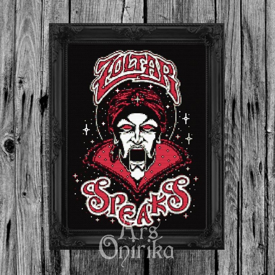 Zoltar Speaks Retro Arcade Cross Stitch Fil Big Xstitch - Etsy
