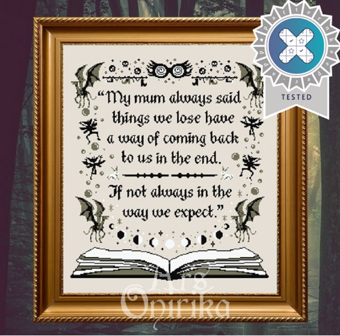 Luna Tribute Cross Stitch Pattern – Wizard World (PDF) - Etsy