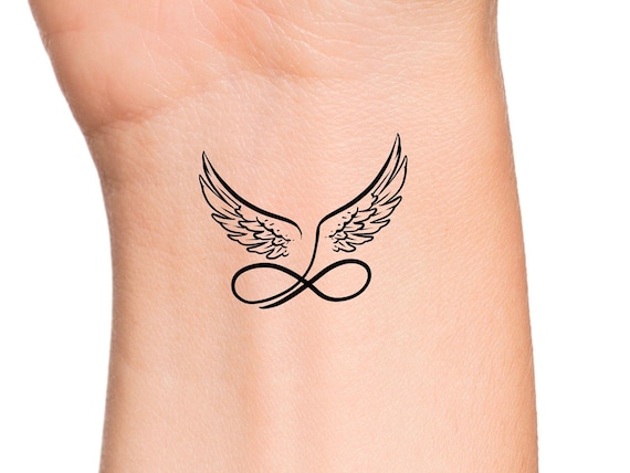 Infinity Heart Tattoos Wings