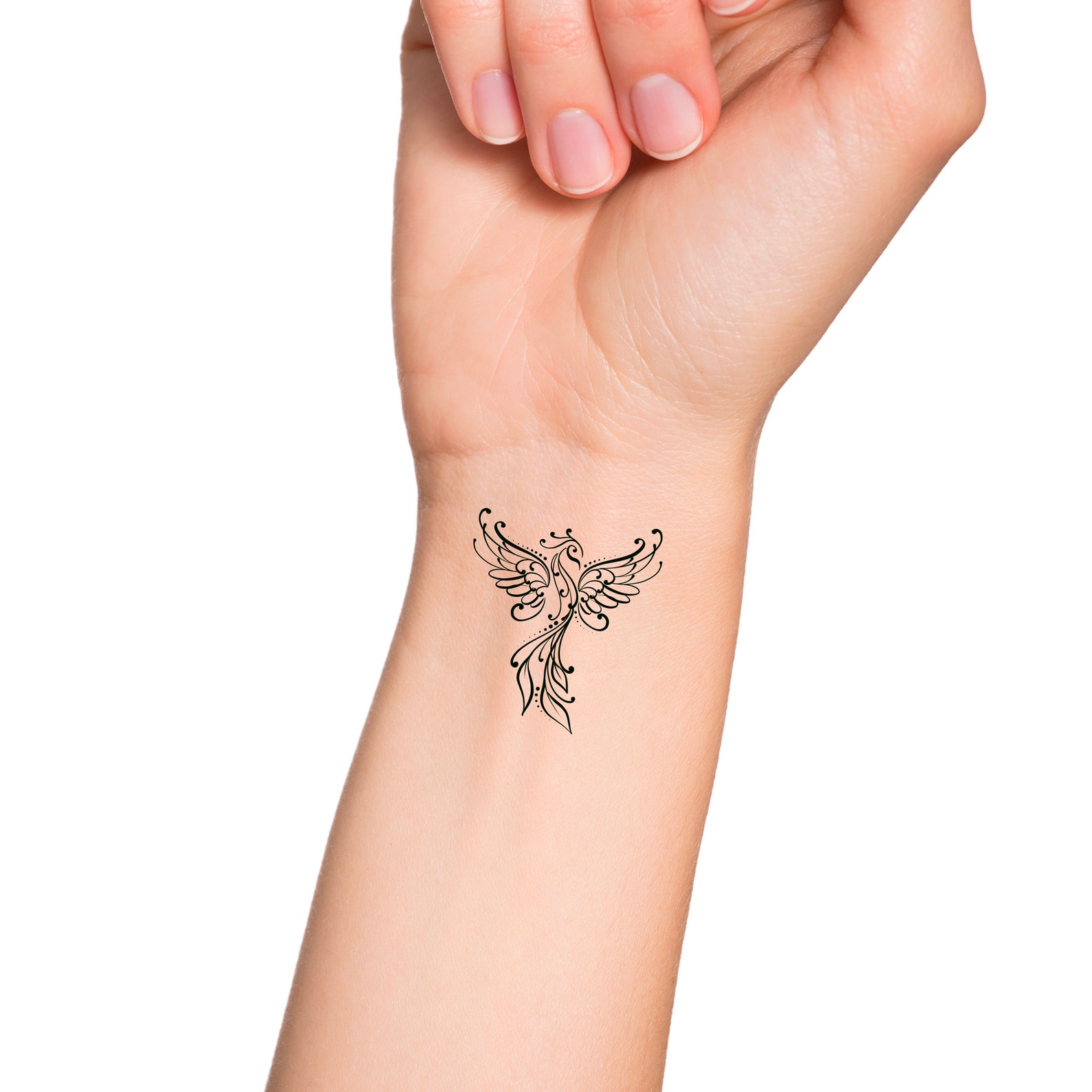 Phoenix Temporary Tattoo / Still I Rise Phoenix - Etsy