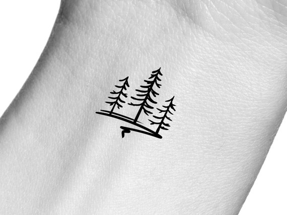 Forearm Tree Line Tattoo