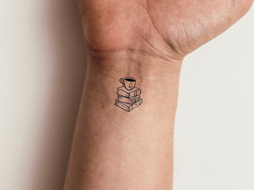 Stack Of Books Tattoo Design 22 Book Lover Tattoo Ideas To Wear Your