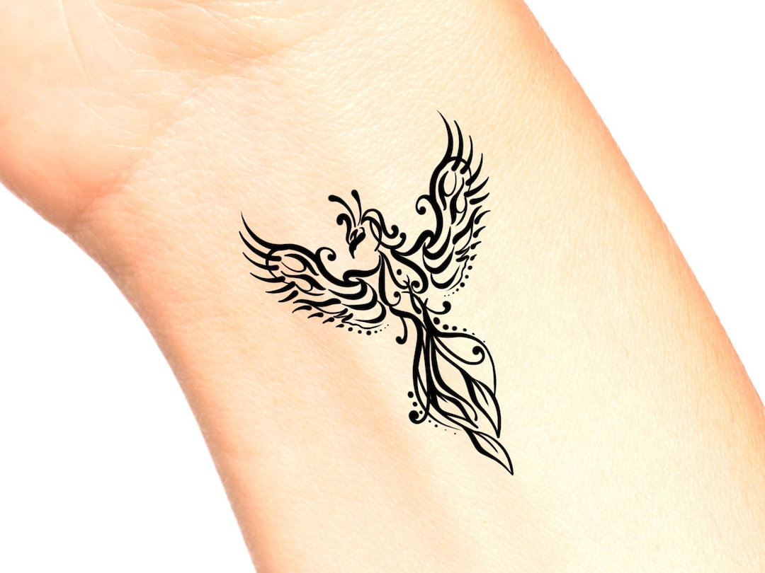 Phoenix Temporary Tattoo / Still I Rise - Etsy UK