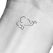 Dragonfly Heart Infinity Temporary Tattoo - Etsy