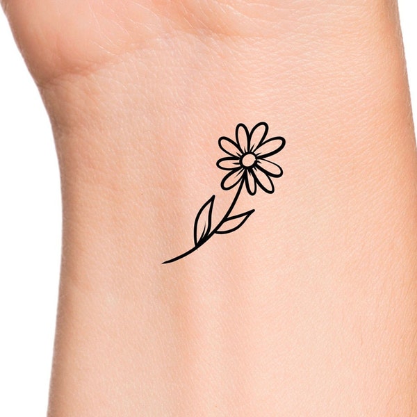 Daisy Tattoo - Etsy