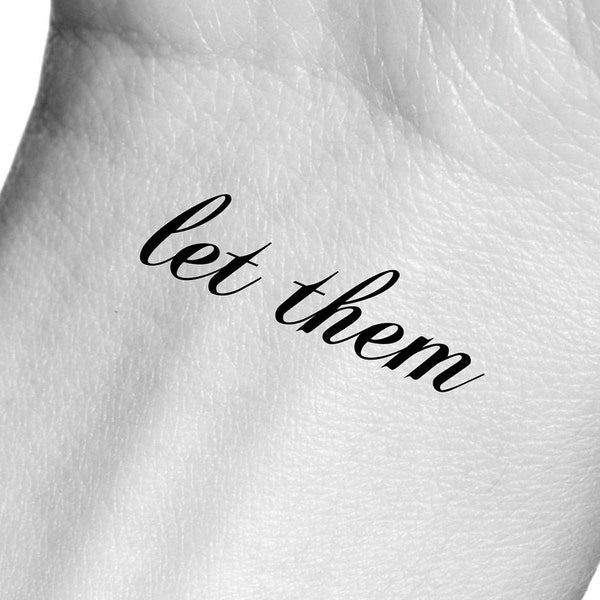 Let Them Tattoo - Etsy