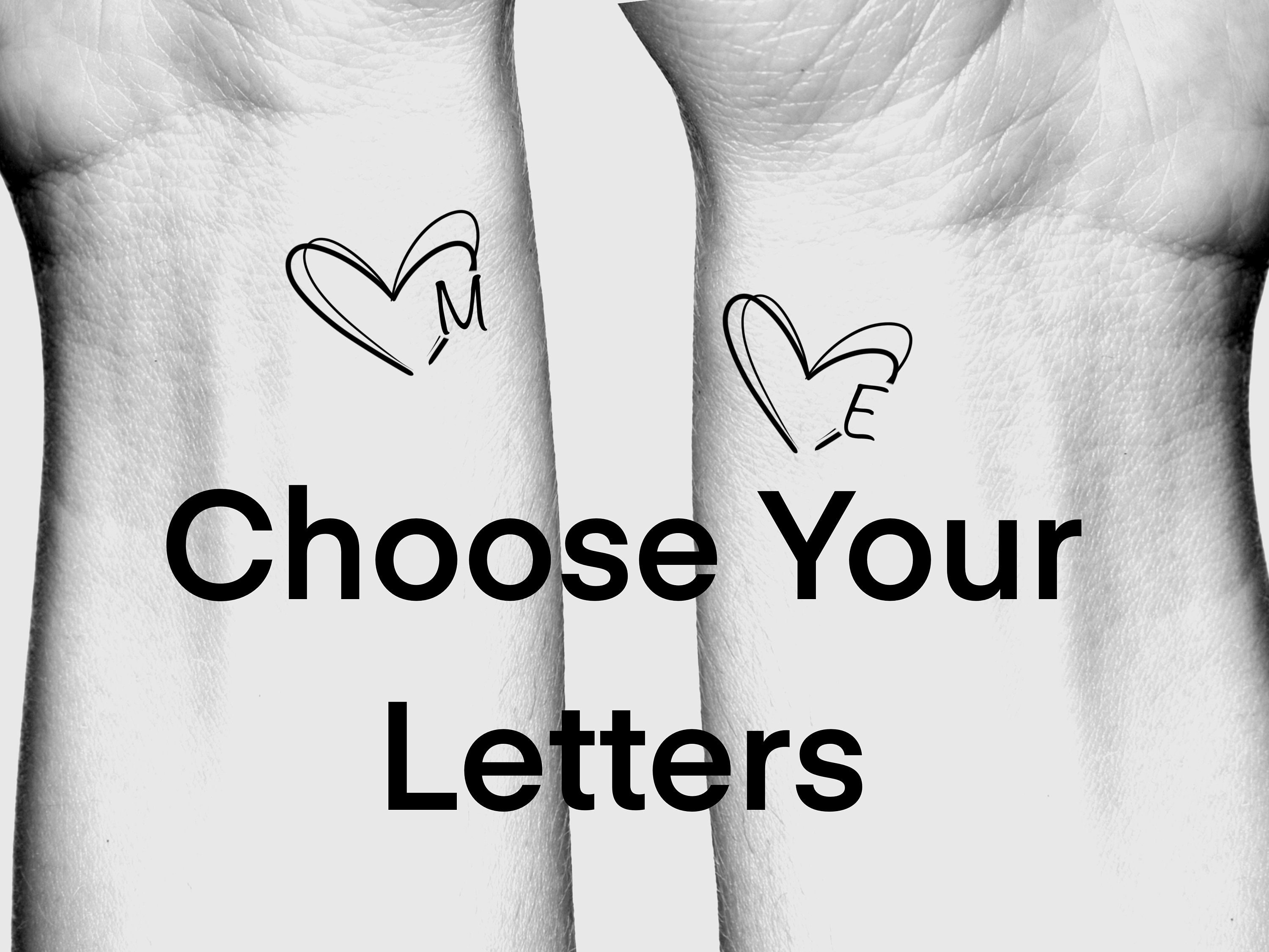 Tattoo Letter A With Heart