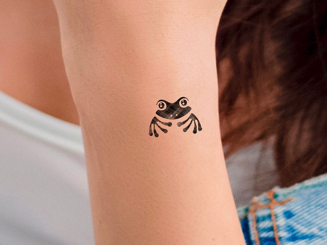 Frog Temporary Tattoo - Etsy