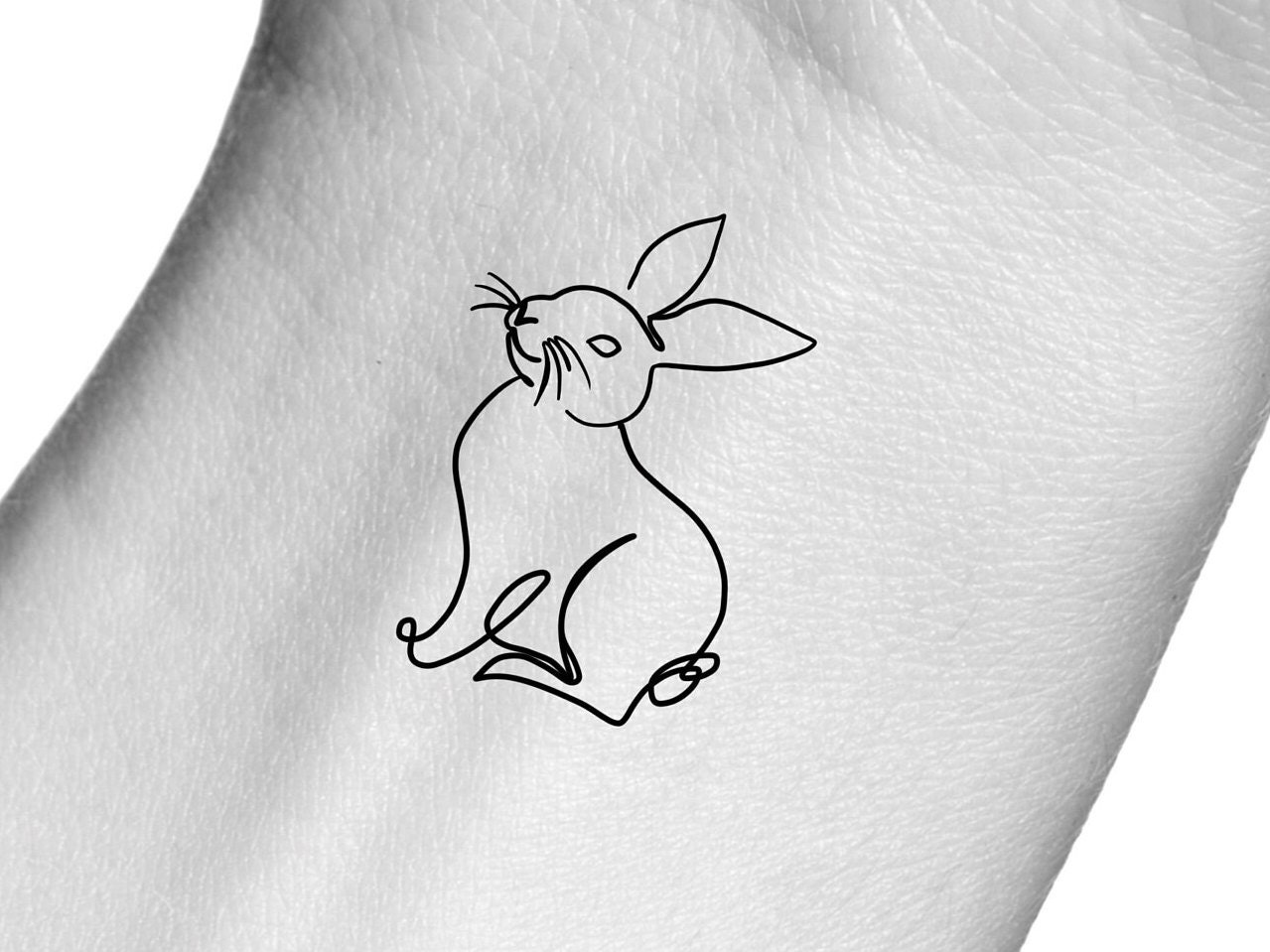 Cute Bunny Tattoo Designs