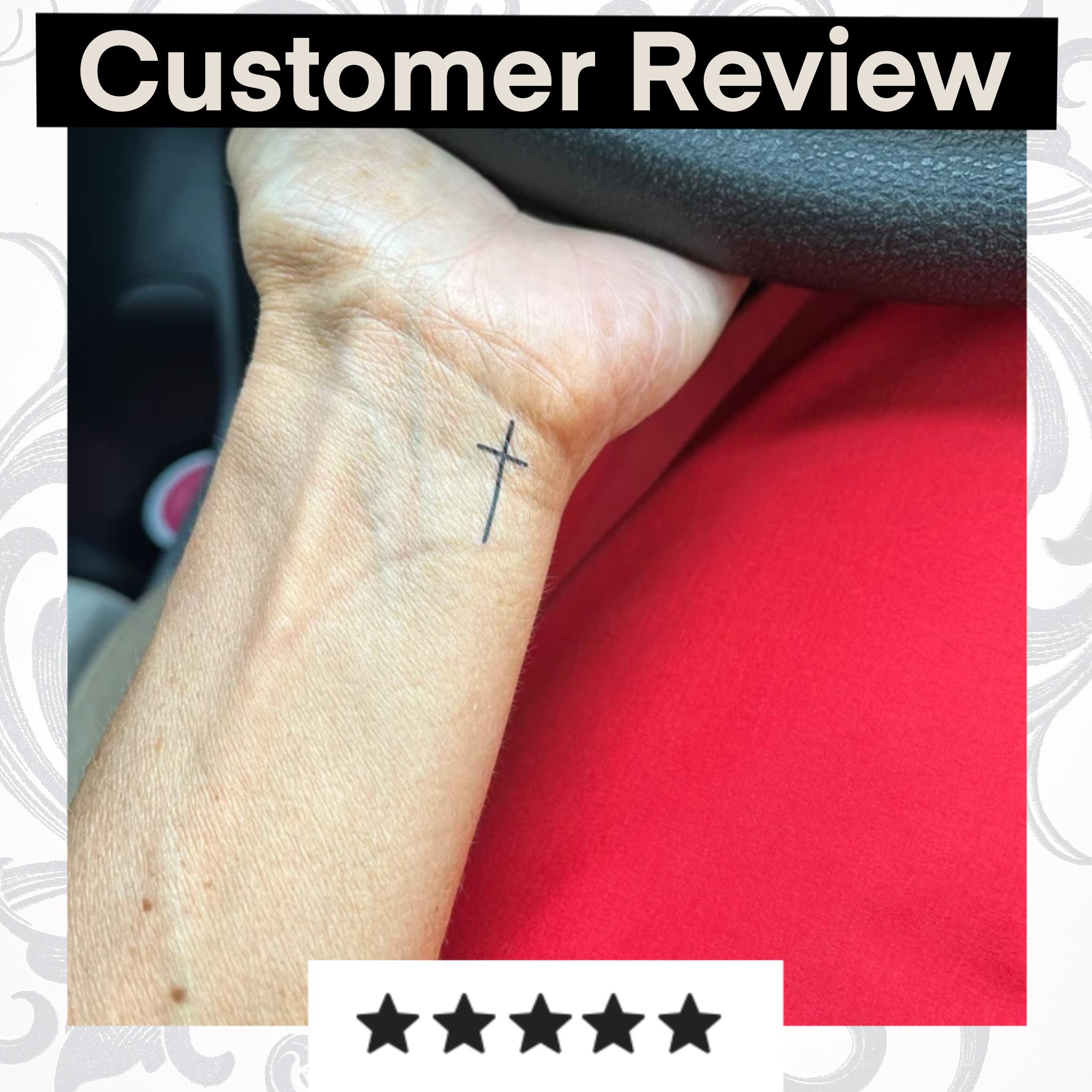 Cute Cross Temporary Tattoo / Religious Tattoo - Etsy