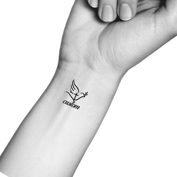 Dove Tattoos With Names 10 X Realistic Dove Tattoo Design Digital