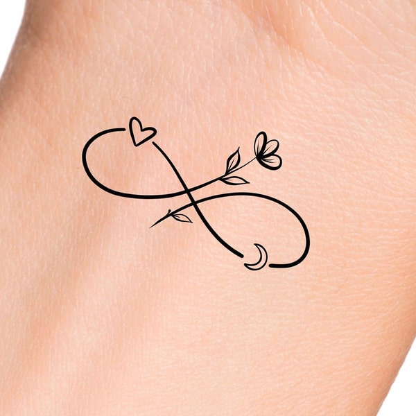 Temporary Tattoo Infinity - Etsy