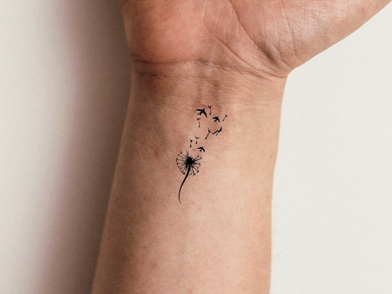 Dandelion Bird Tattoo