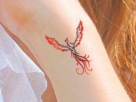 Real Phoenix Bird Tattoo