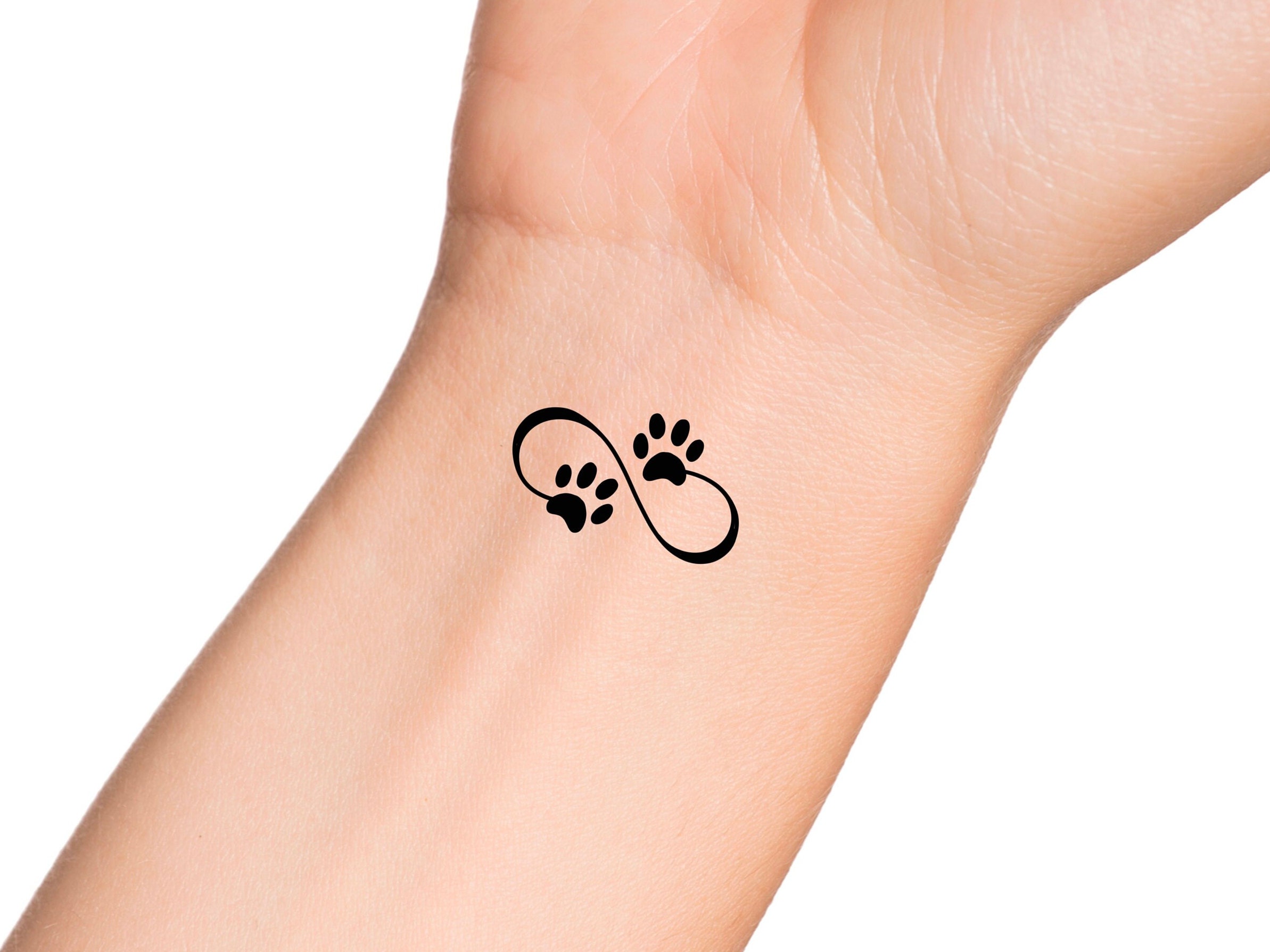 Paw Infinity Tattoos