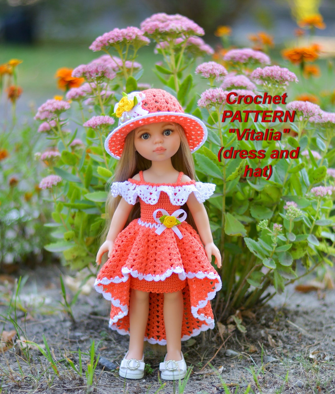 Crochet Pattern "vitalia" for 13-inch Dolls ( 32-34 Cm) Paola Reina ...