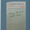 Guest Check Poster | Guest Check Print | Bar Cart Decor | Retro Guest ...