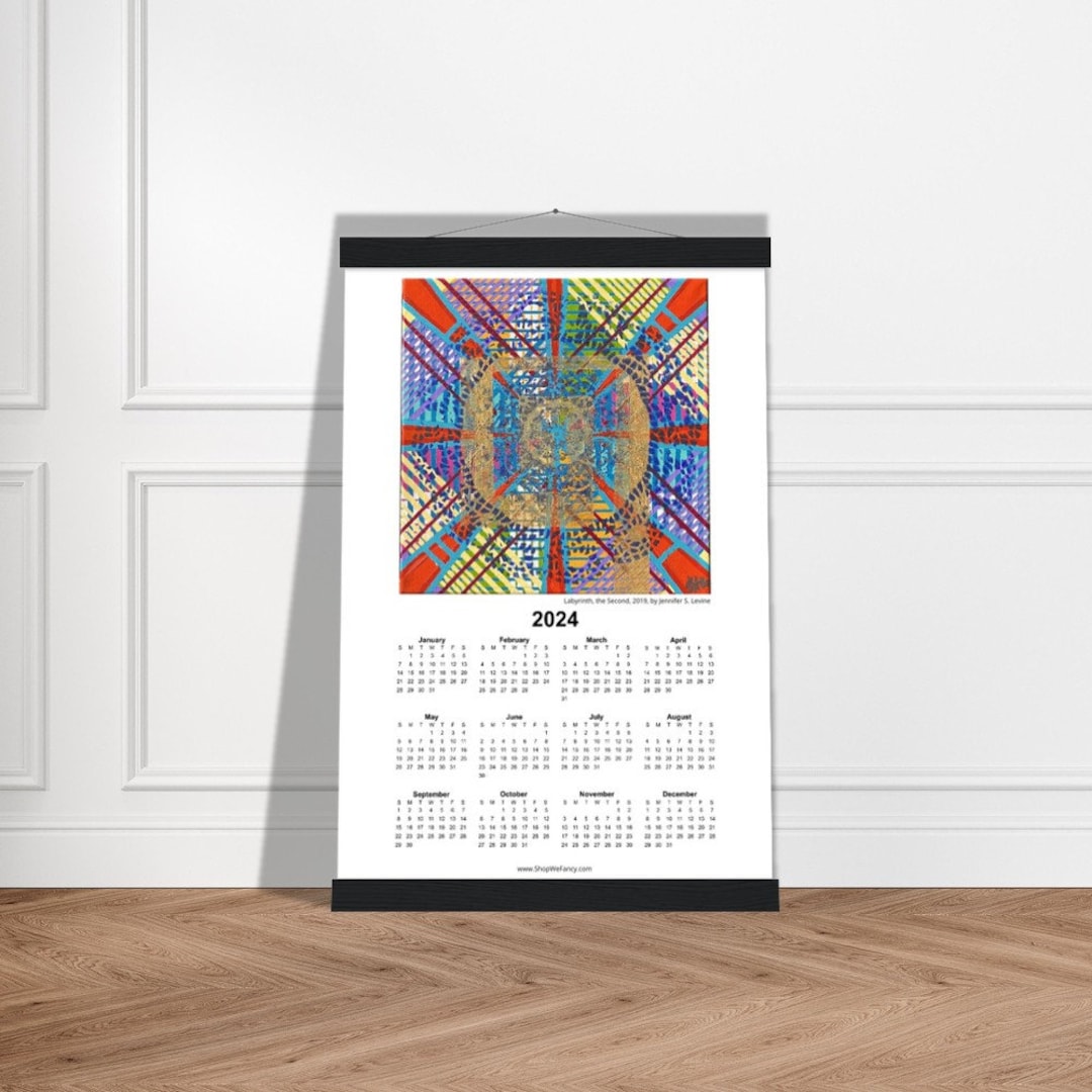 LABYRINTH, THE SECOND 2024 Year at a Glance on Premium Matte Paper ...