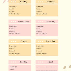 UNDATED Cute Cat Themed Monthly ADHD Planner Digital & - Etsy