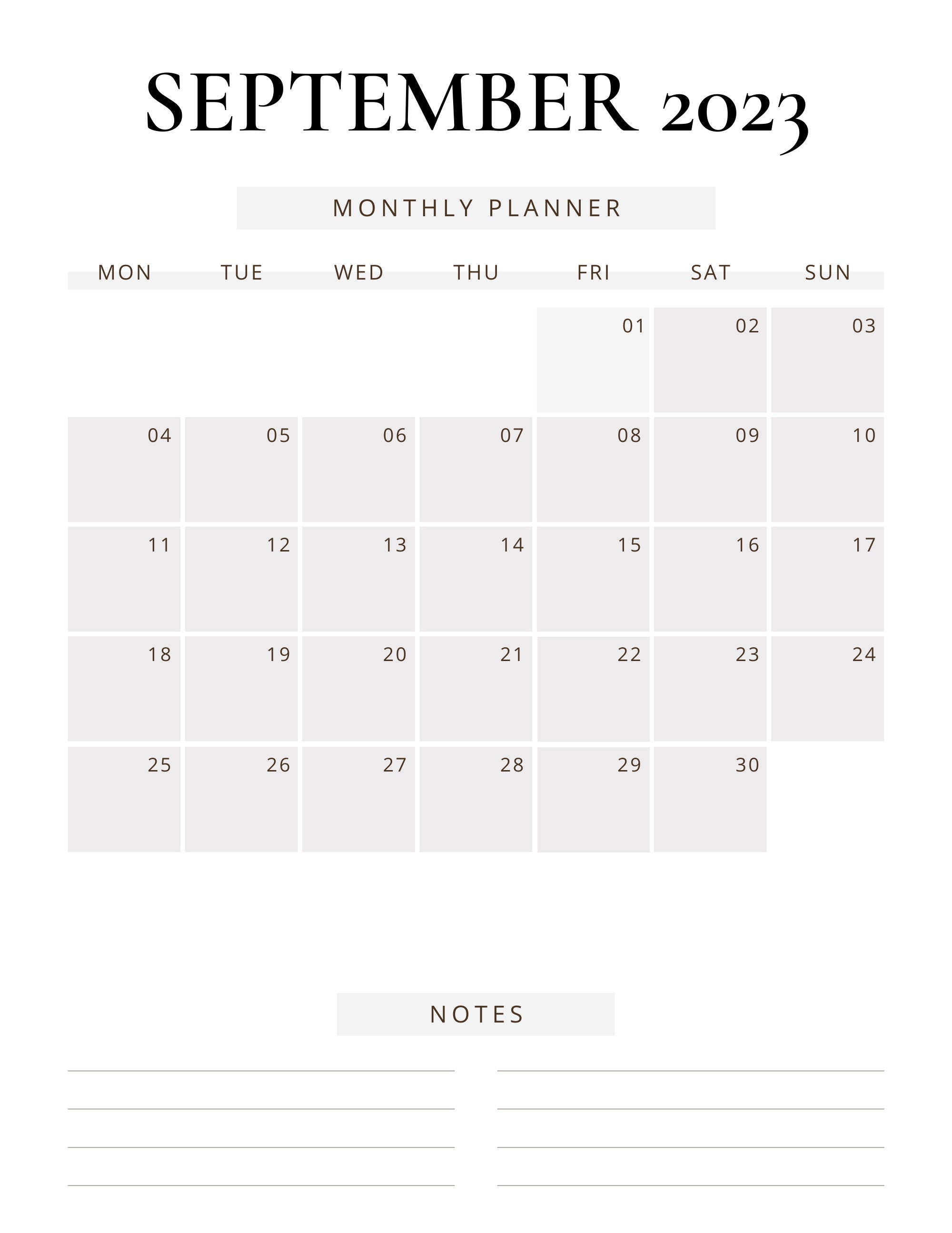 Minimalistic 2023 Planner Yearly Planner Digital Printable - Etsy