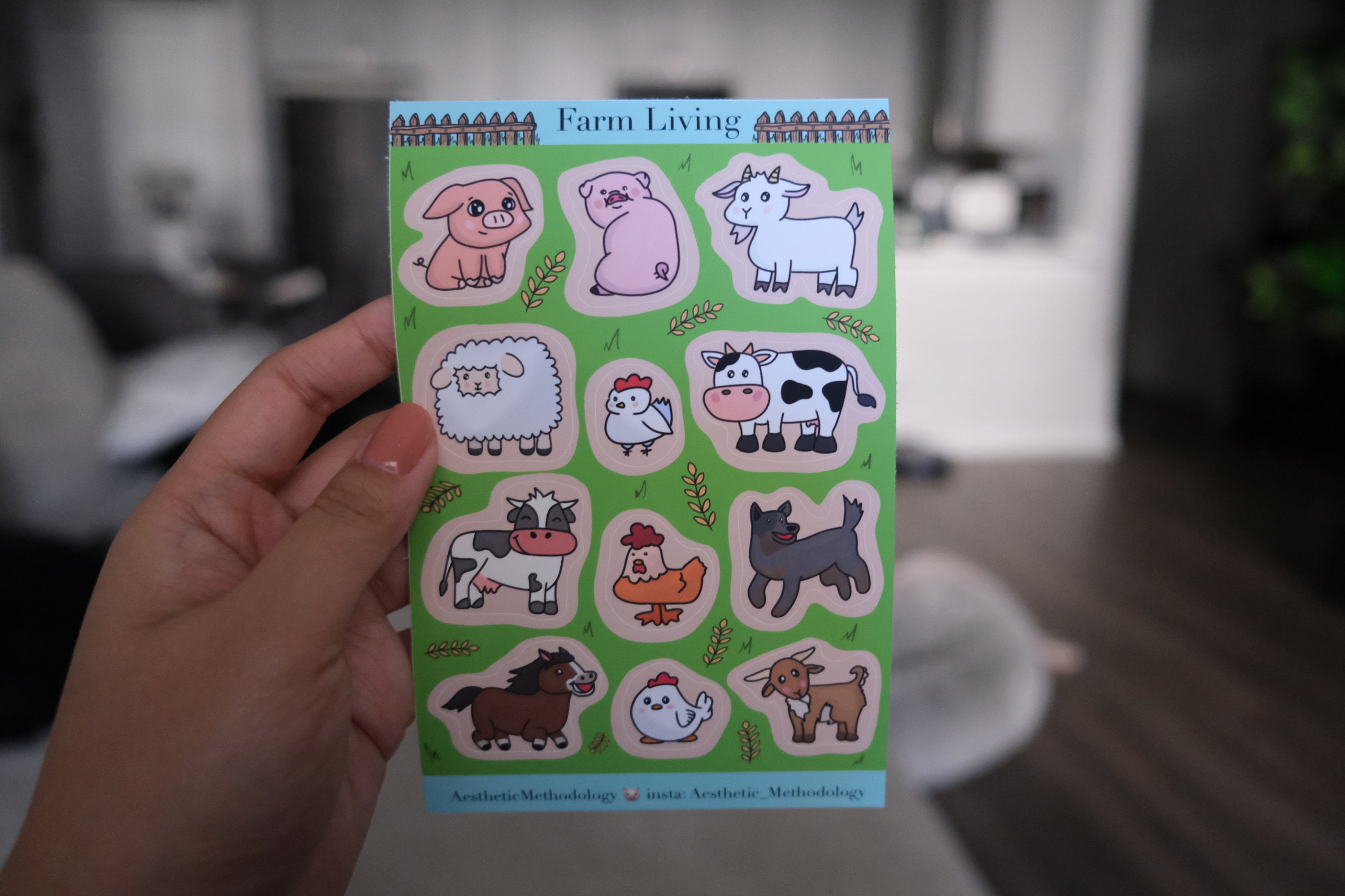 Animal Farm Stickers Gift for Kids Gift for Partner - Etsy