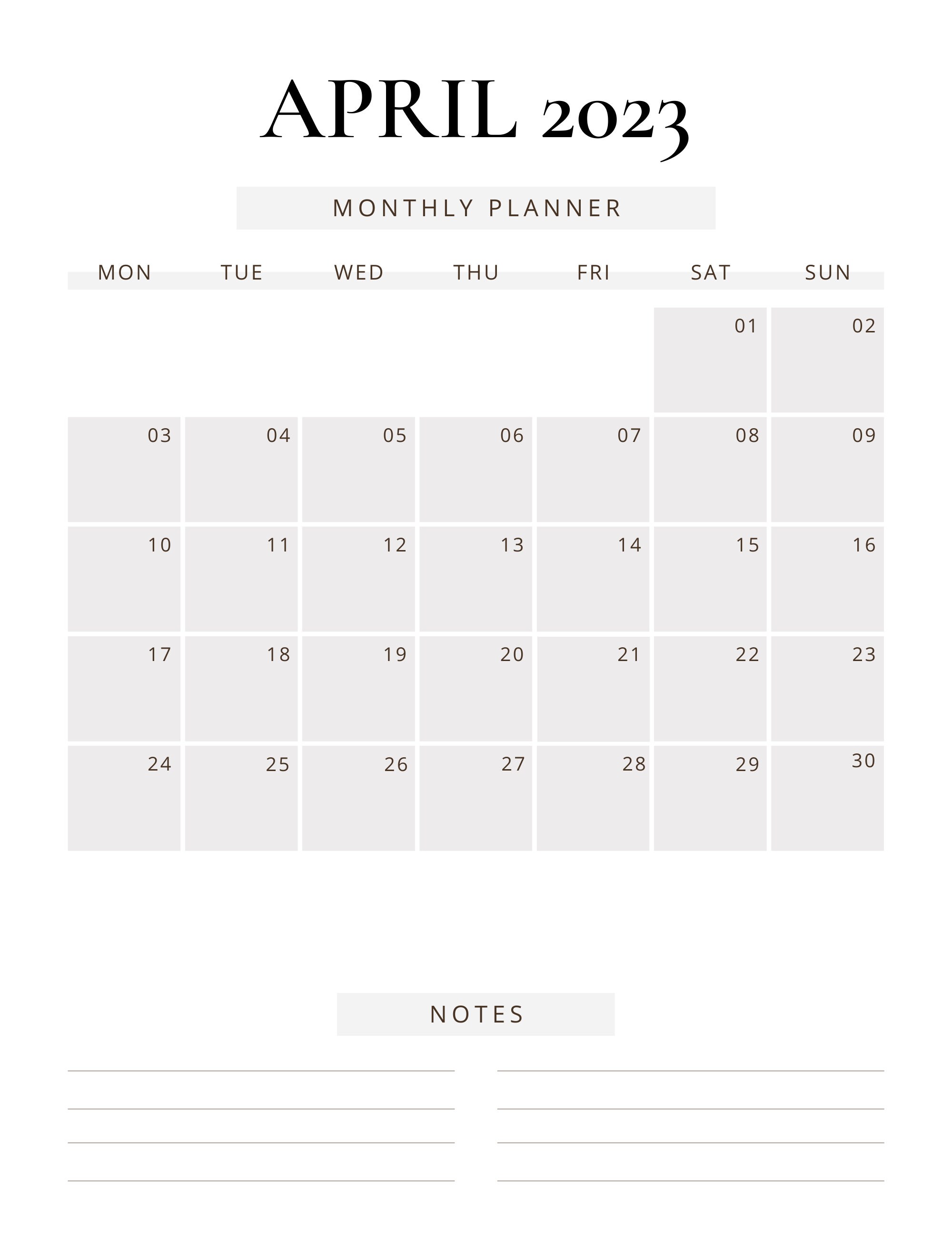 Minimalistic 2023 Planner Yearly Planner Digital Printable - Etsy