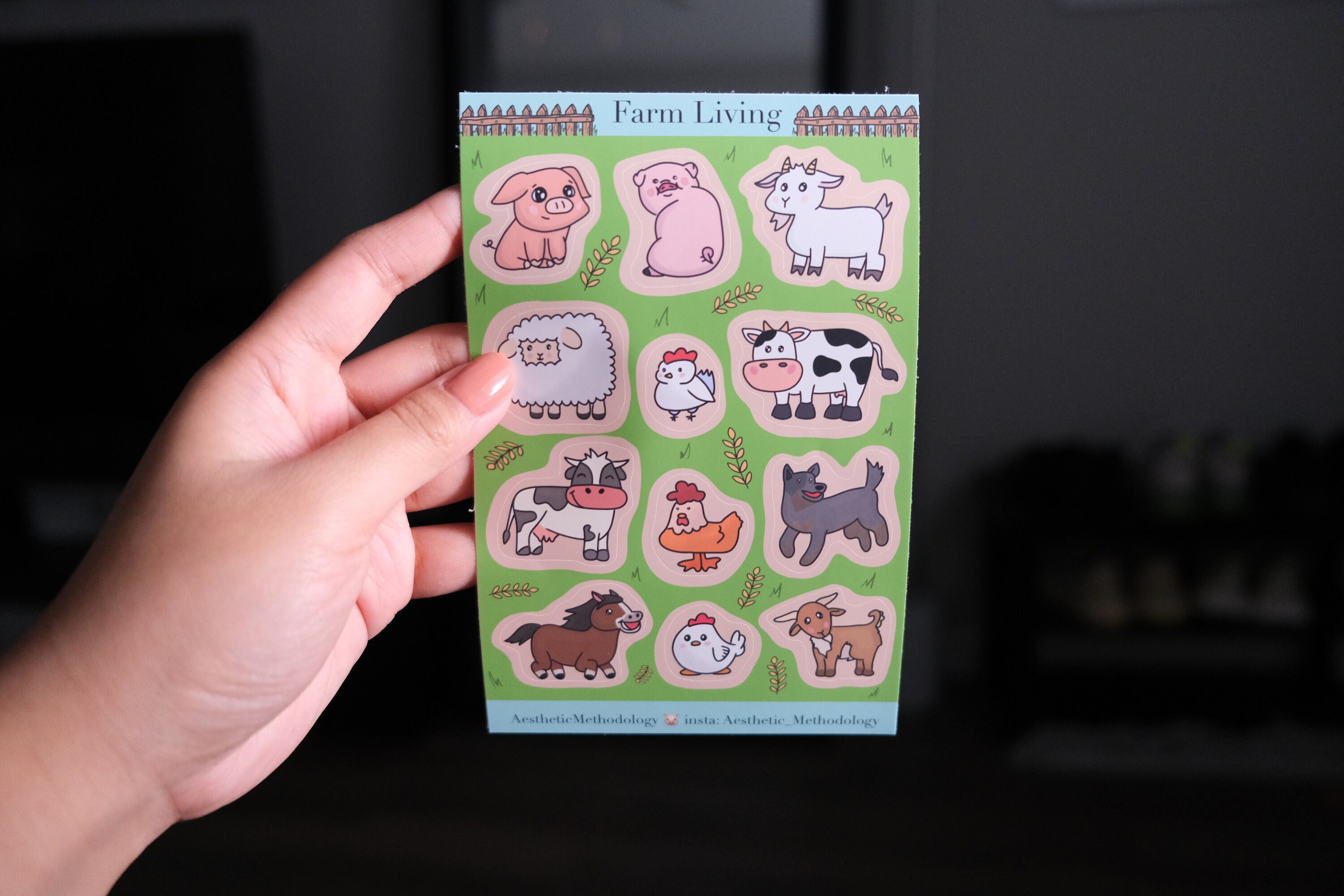 Animal Farm Stickers Gift for Kids Gift for Partner - Etsy