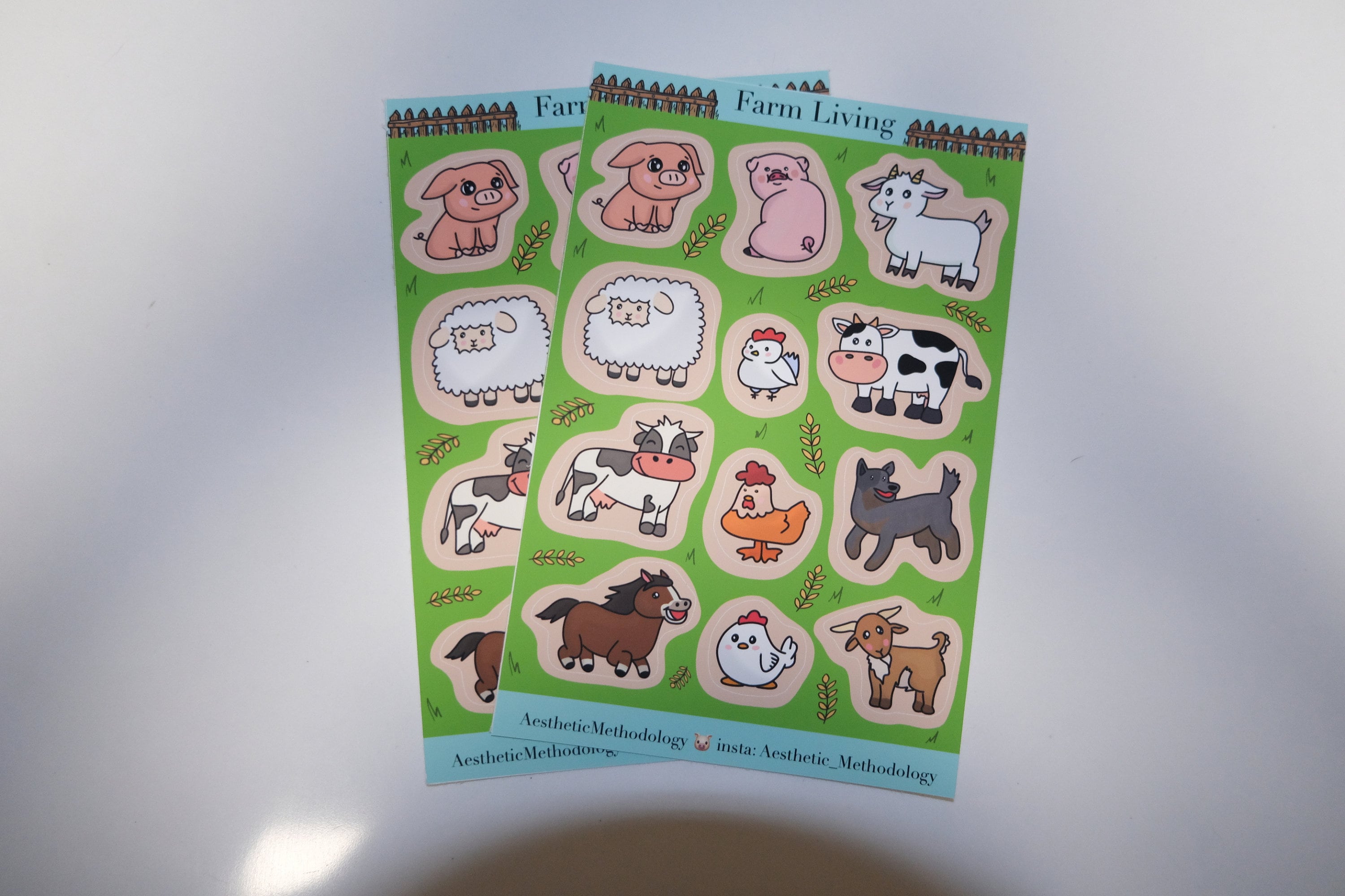 Animal Farm Stickers Gift for Kids Gift for Partner - Etsy