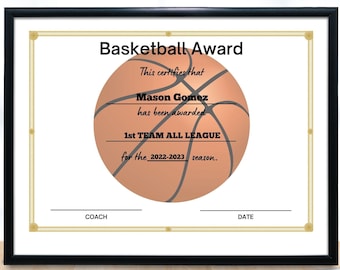 Soccer Certificate Sports Certificates Sports Award Certificates ...