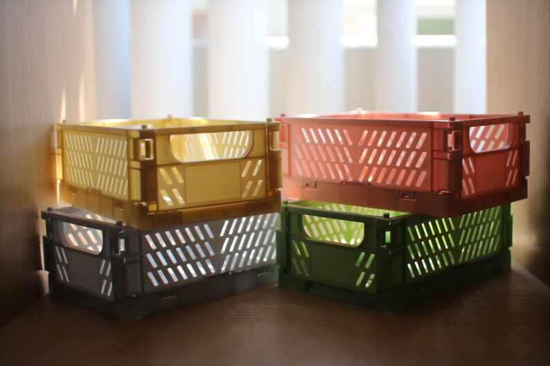 4-pack Mini Pastel Creates, for Desktop Storage Organizing Mini Creates ...