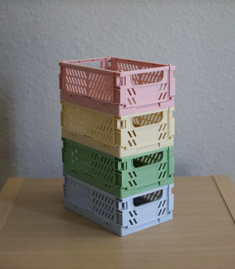 4-pack Mini Pastel Creates, for Desktop Storage Organizing Mini Creates ...