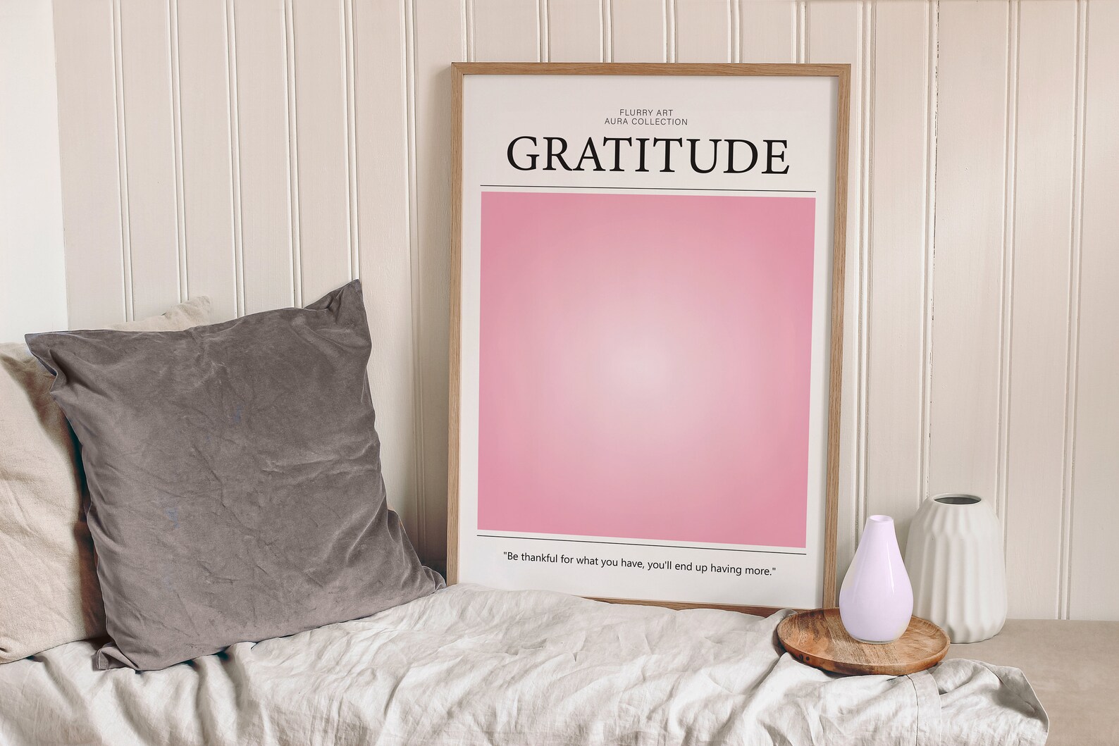 Pink Positive Aura Poster Set of 3 Affirmation Poster - Etsy