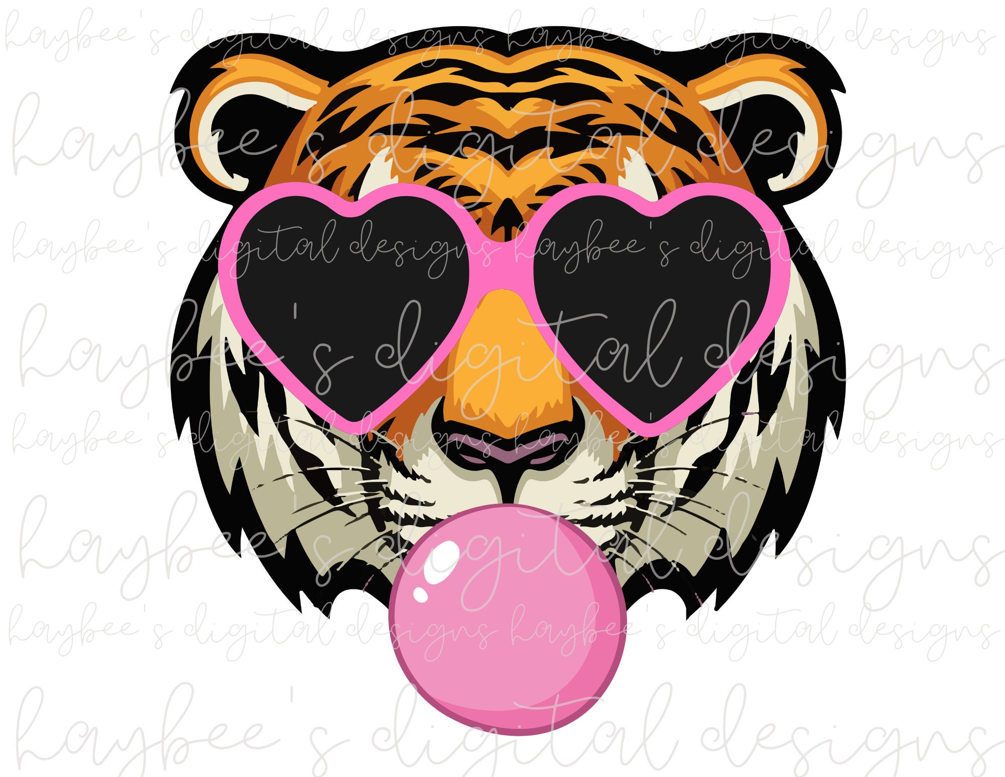 Tigers and Bubbles, Spirit Shirt, Tiger Mascot, Cute Tiger, Girls Shirt ...