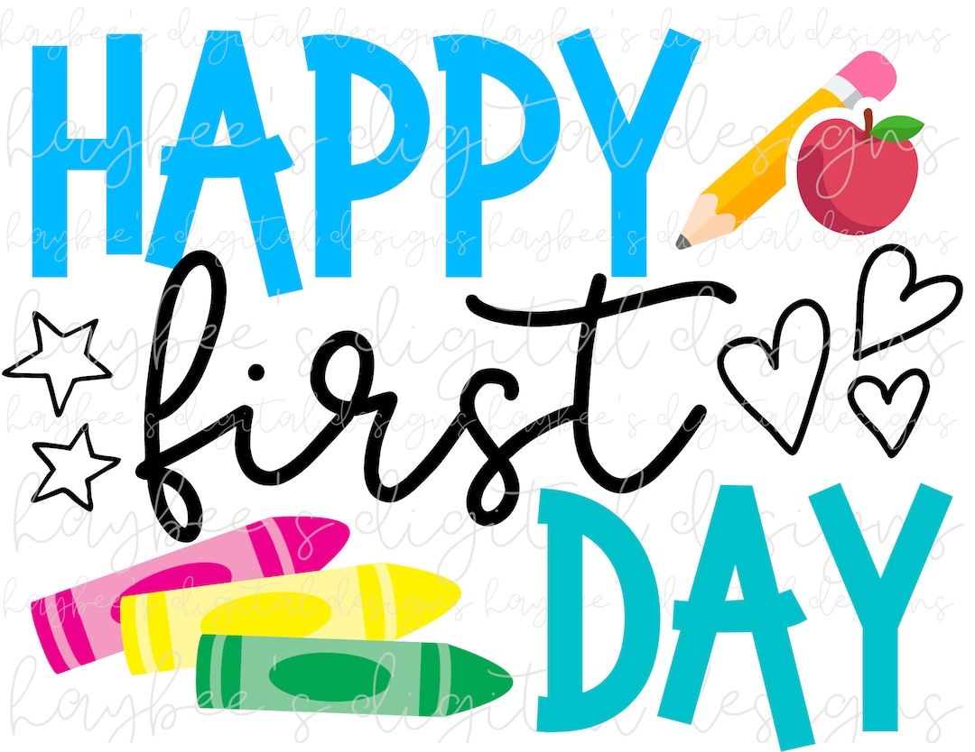 Happy First Day - Etsy