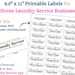Printable Labels for WASH & FOLD Business 8.5 X 11 Printable PDF ...