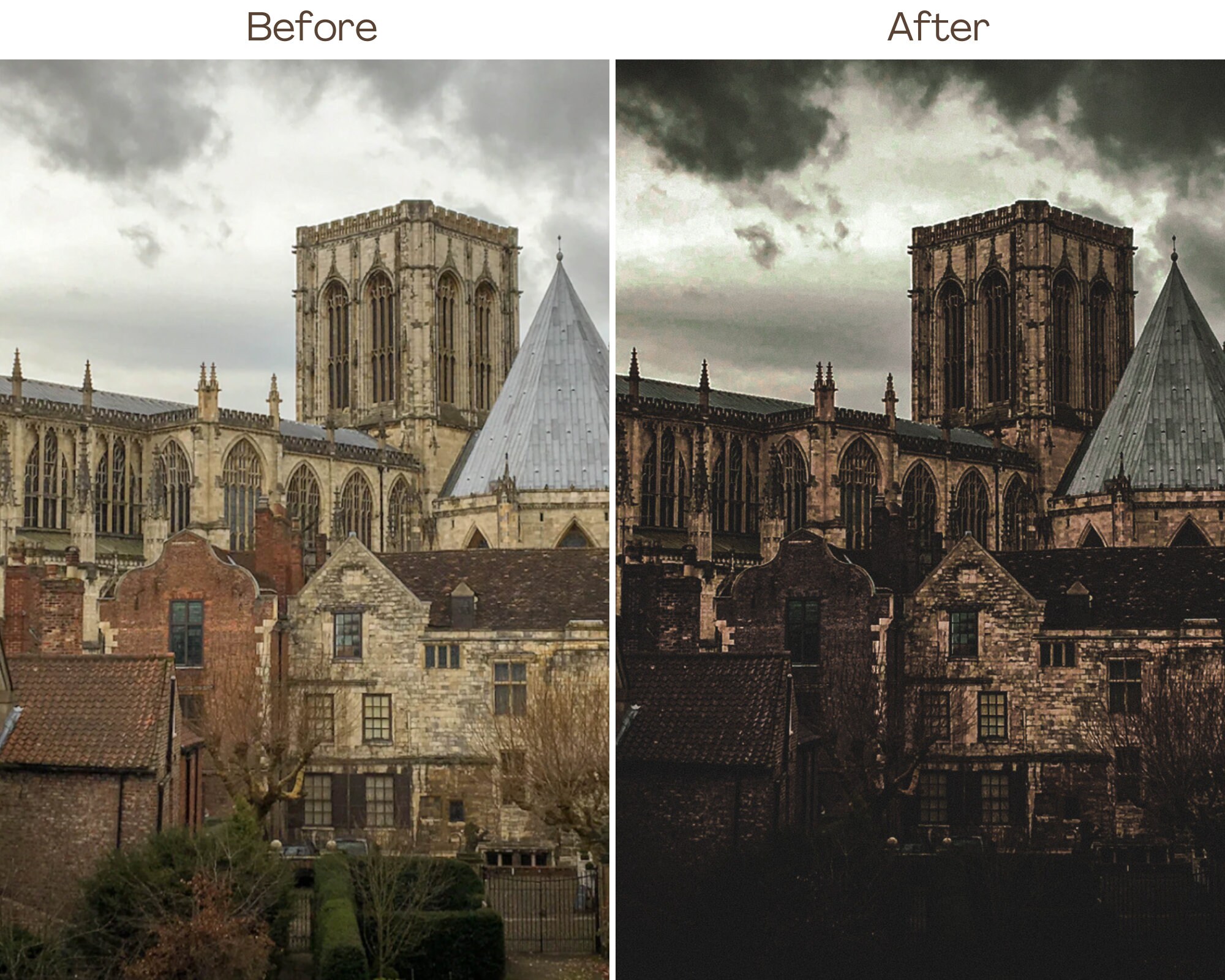 10 Gothic Manor Adobe Lightroom Mobile & Desktop Presets - Etsy
