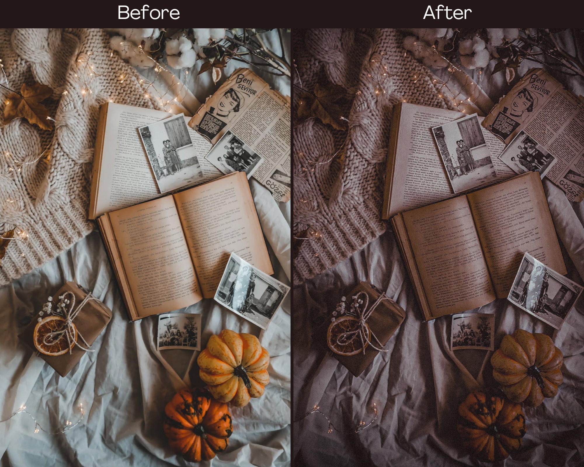 10 Fall Dark Academia Lightroom Mobile & Desktop Presets, Dark Moody ...