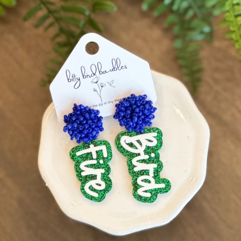 Custom Team Spirit Earrings - Etsy