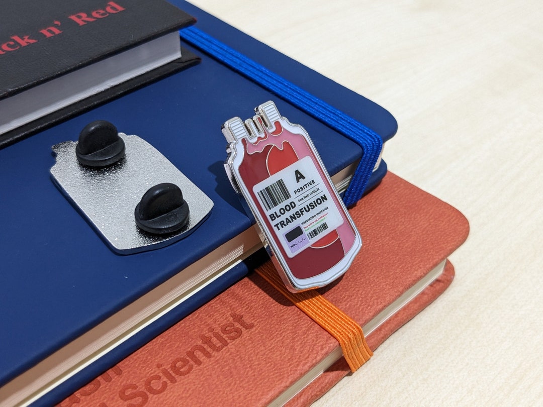 Blood Transfusion A Pos Pin - Etsy