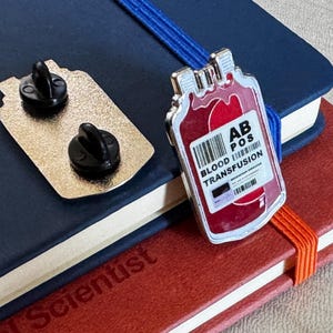 Blood Transfusion AB Pos Pin - Etsy
