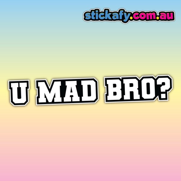 U Mad Bro - Etsy