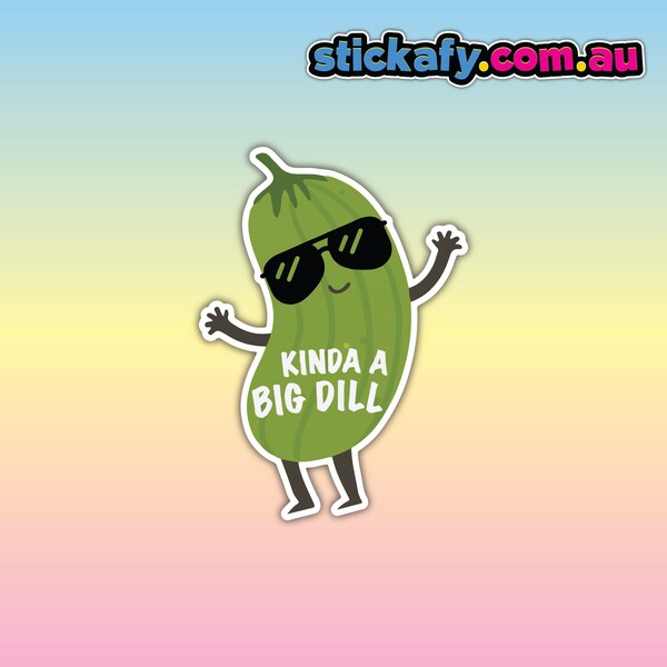 Dill Pickle Sticker - Etsy