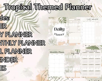 Brown Aesthetic Planner Set, Digital Planner, Goodnotes Planner ...