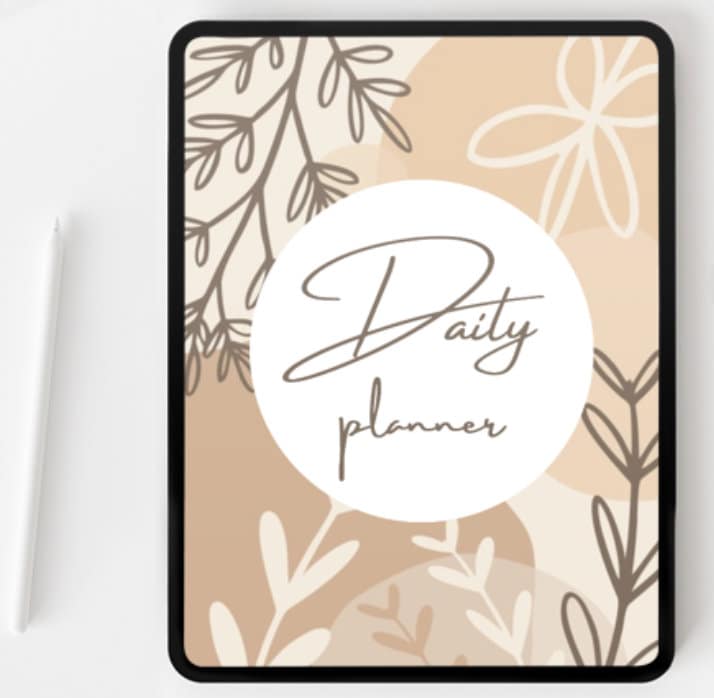 Brown Aesthetic Planner Set, Digital Planner, Goodnotes Planner ...