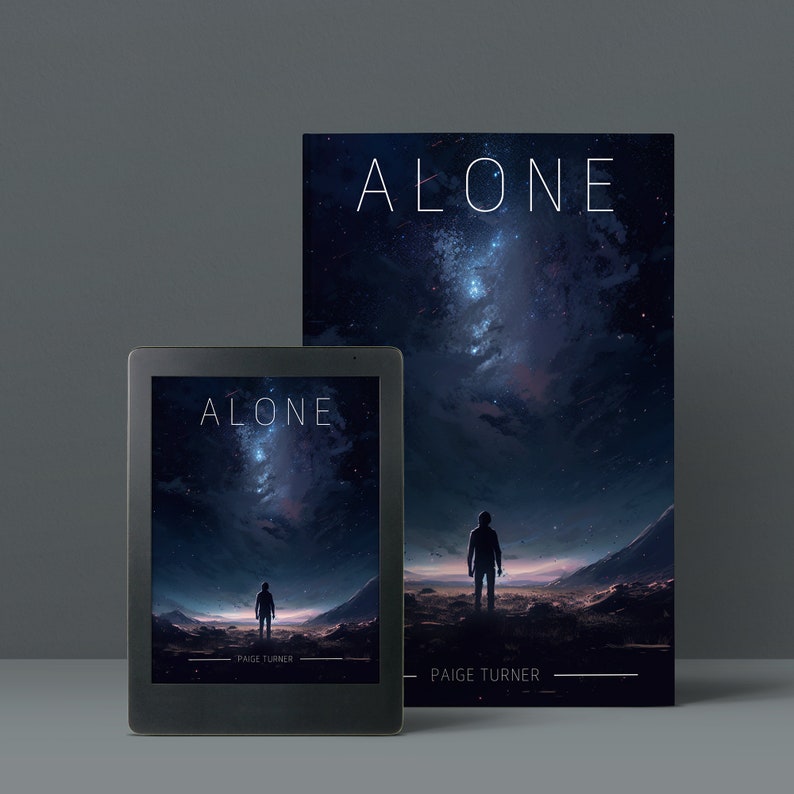 6 Editable Sci-fi Horror Book Cover Canva Templates DIY Ebook Covers ...
